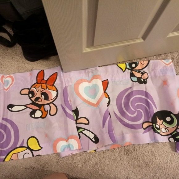 Cartoon Network | Accents | Vintage Ppg Powerpuff Girls Valance Curtain ...